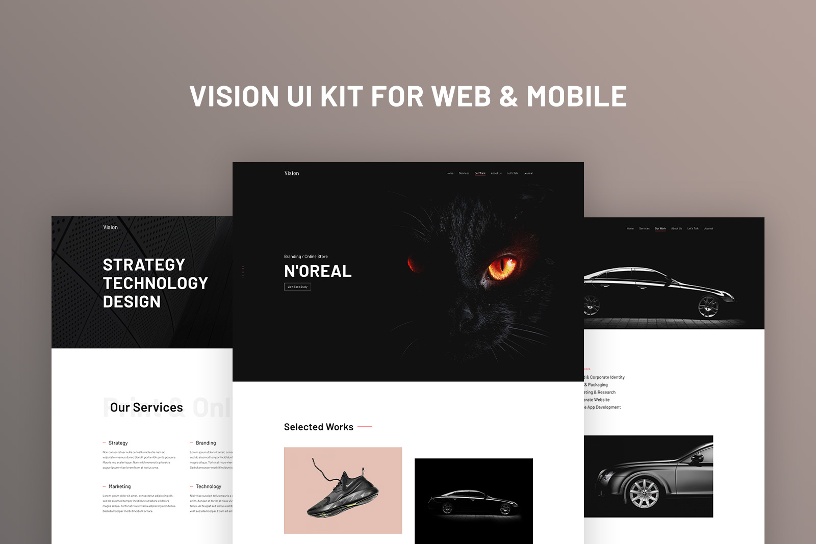 Vision UI Kit - Raya Consult